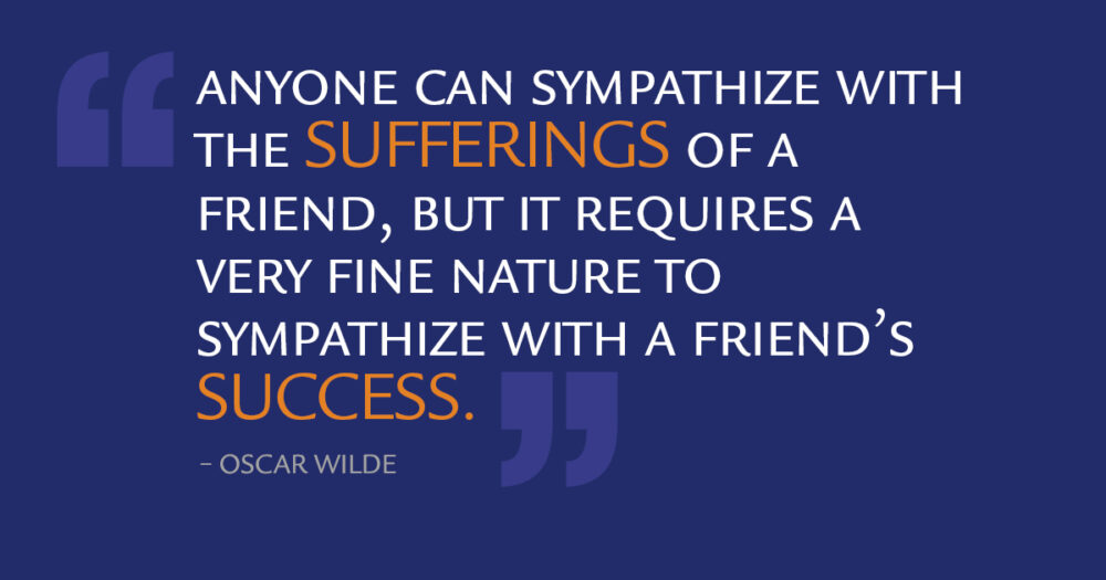 MM067 - Anyone can sympathize with the sufferings of a friend, but it ...